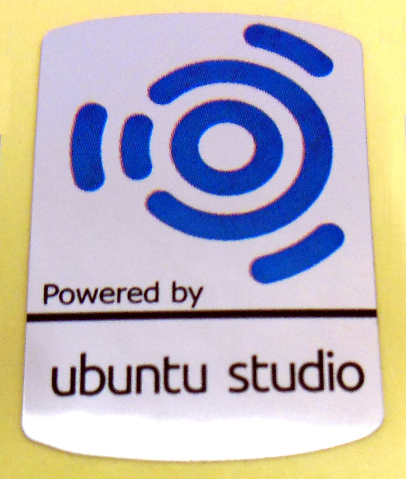 Powered by Ubuntu Studio Sticker in Chrome 19 X 28mm [784] - Etsy