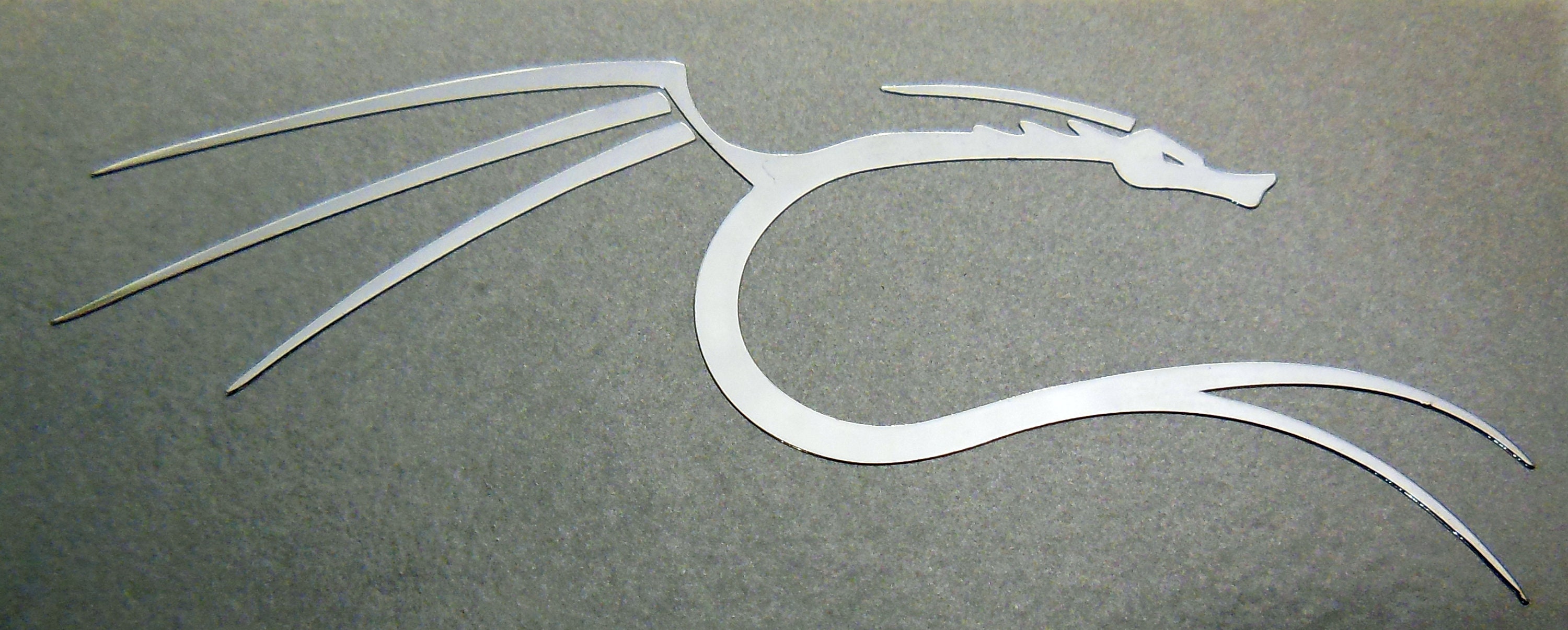Backtrack / KALI Linux Dragon Metal Sticker 27 X 66mm [716] - Etsy