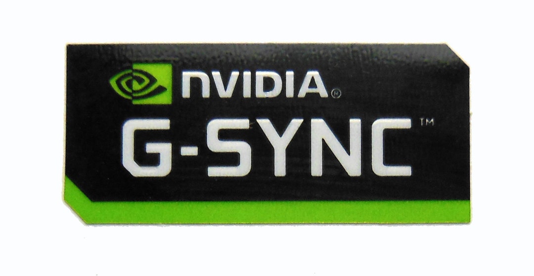 NVIDIA G-SYNC Sticker 10 X 22mm / 3/8" X 7/8" [1059] - Etsy