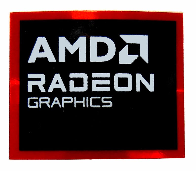 AMD RADEON Graphics Sticker 18 X 20mm / 11/16" X 13/16" [1185] - Etsy