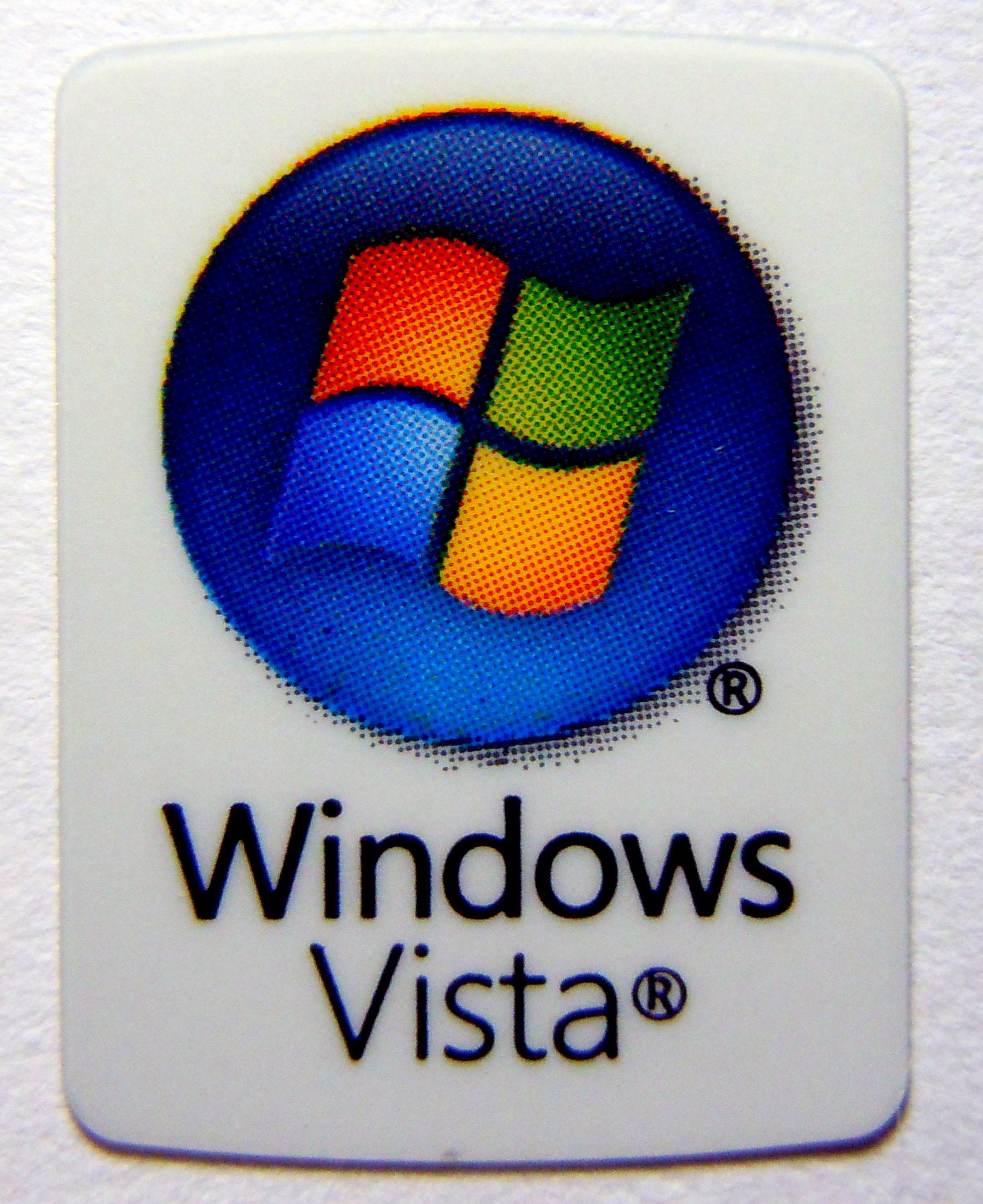 Pegatina de Microsoft Windows Vista 16 x 21mm 5 - Etsy España