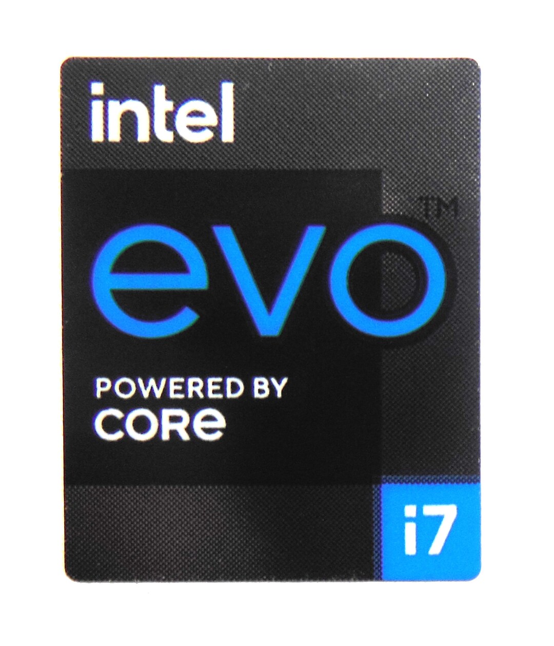 Intel EVO Powered by Core I7 Sticker 18 X 22mm / 11/16" X 7/8" [1104 ...