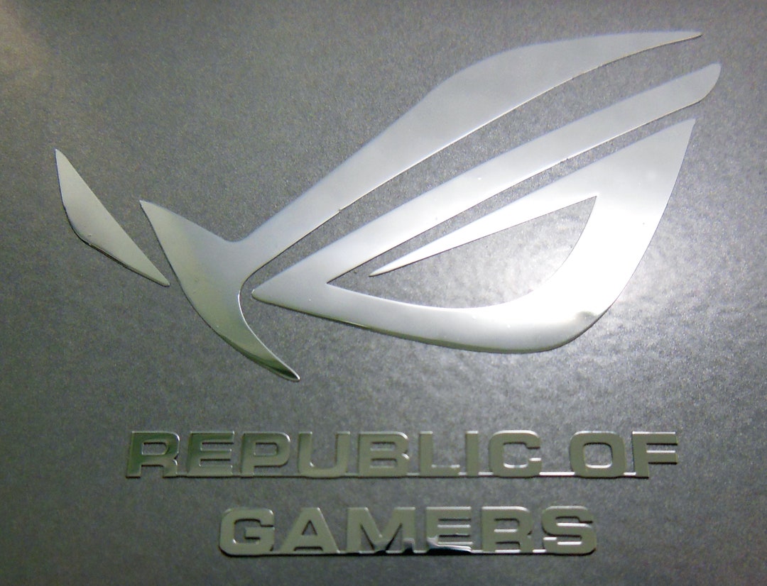 Republic of Gamers Metal Sticker 28 X 35mm / 7/8" X 1 3/8" [991] - Etsy