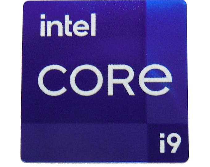 Intel Logo Decal Intel Vinyl Decal Intel Logo Sticker Intel Pentium ...