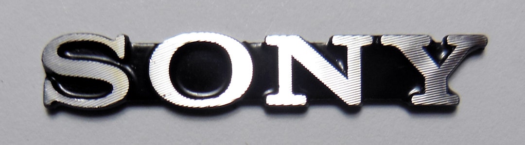 Sony Emblem / Sticker / Badge 5.2 X 32.5mm [227] - Etsy