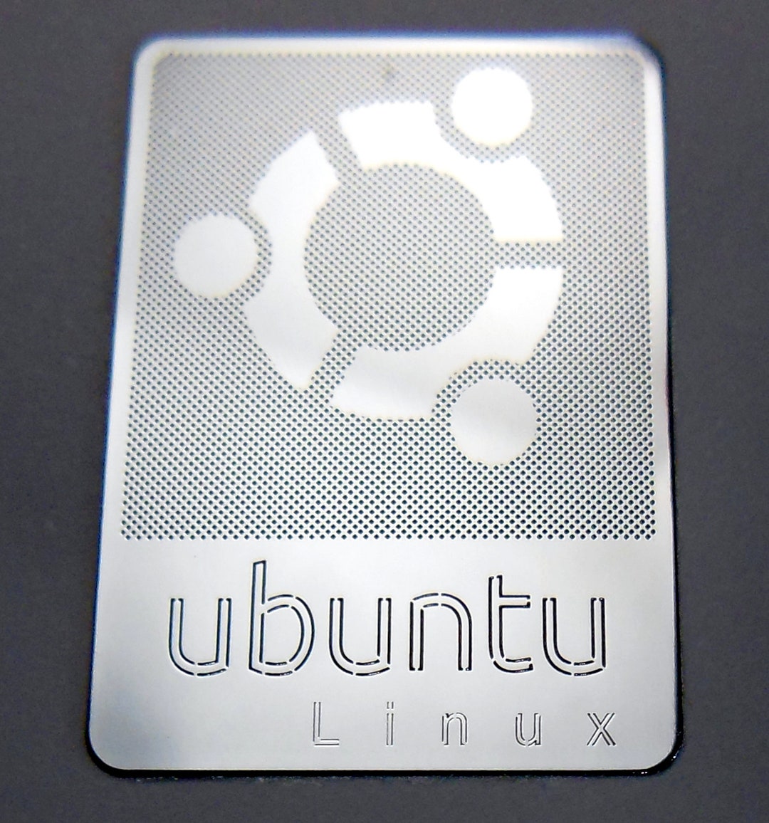 Ubuntu Linux Metal Sticker 19 X 28mm [898] - Etsy