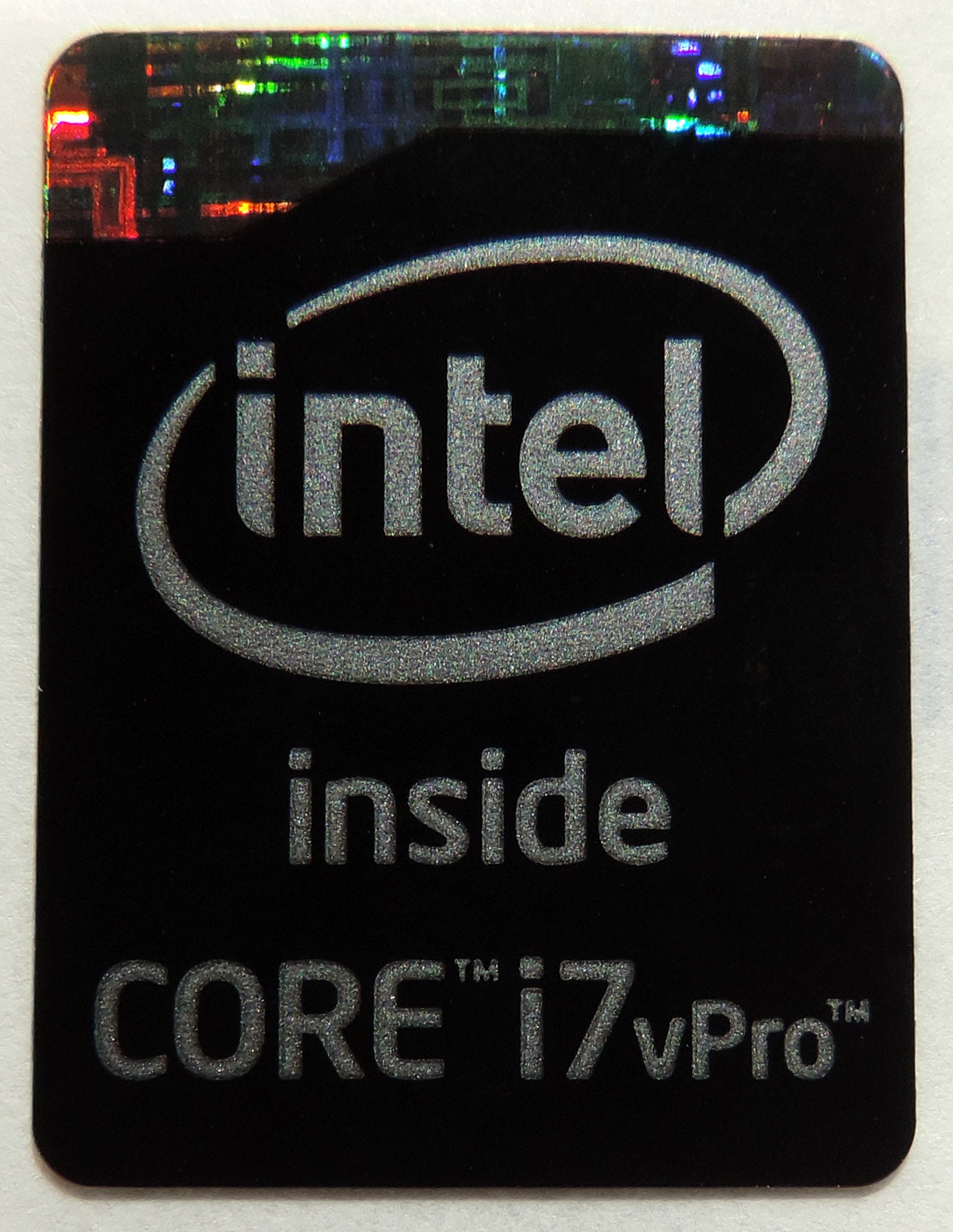 Intel Core I7 Vpro Inside Sticker 16 X 21mm 5/8" X 7/8" [768] - Etsy
