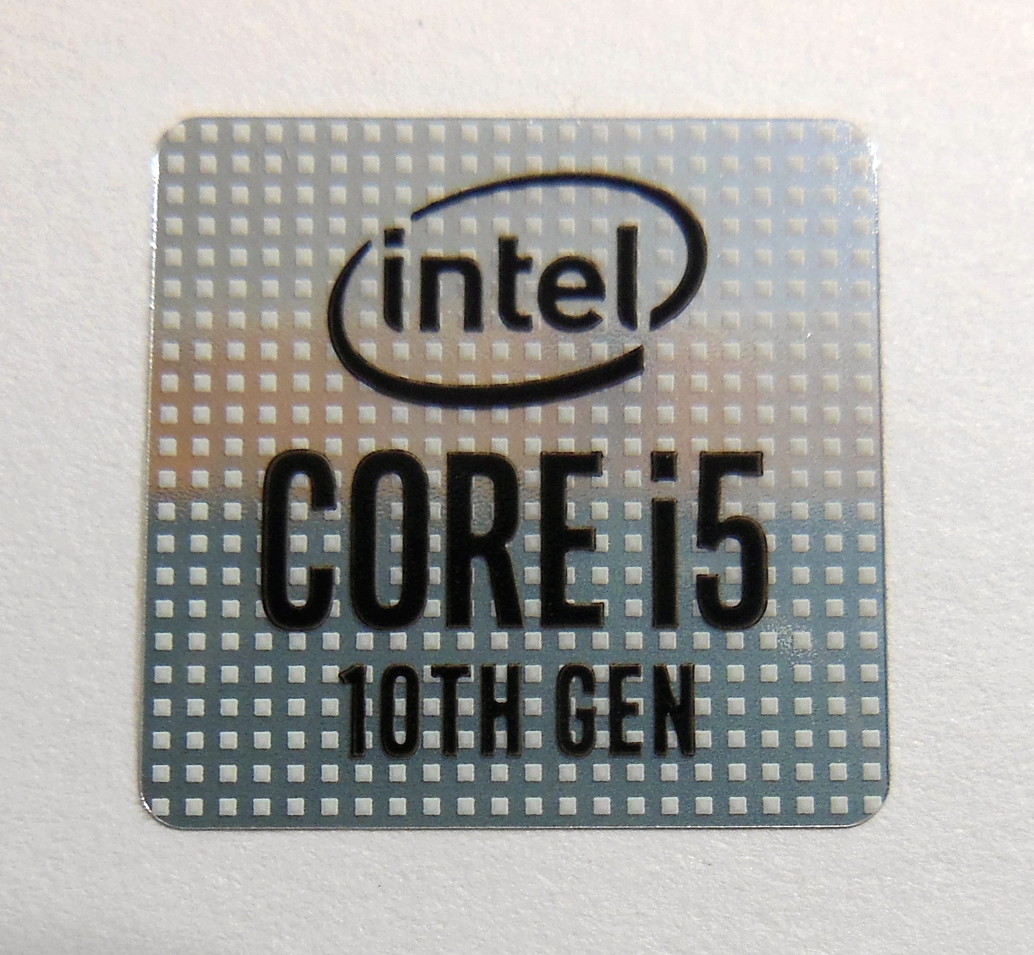 Intel Core I5 10th Gen Sticker 18 X 18mm / 11/16" X 11/16" [1051] - Etsy