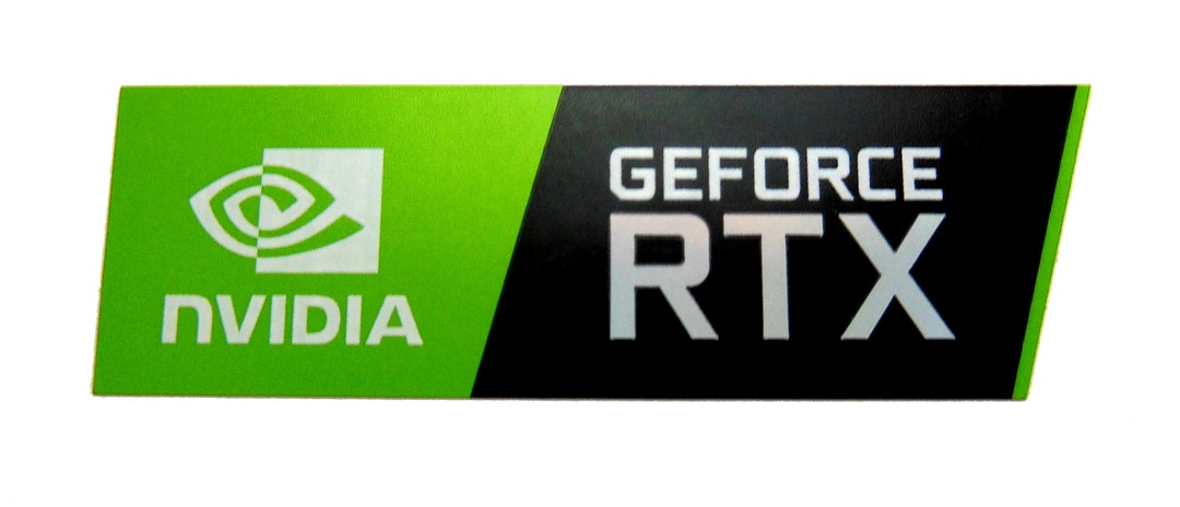 Sticker NVIDIA Geforce RTX 15 x 46 mm / 5/8" x 1 13/16" [1072] - Etsy ...