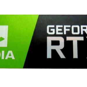 Nvidia Geforce Rtx Sticker - Etsy