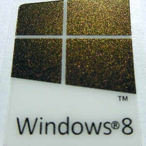 Windows 8 Sticker / Badge / Emblem 17 X 23mm [785] - Etsy