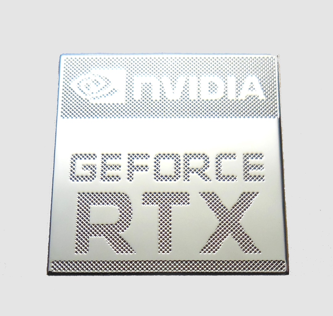 NVIDIA Geforce RTX Metal Sticker 18 X 18mm / 11/16" X 11/16" [1043] - Etsy