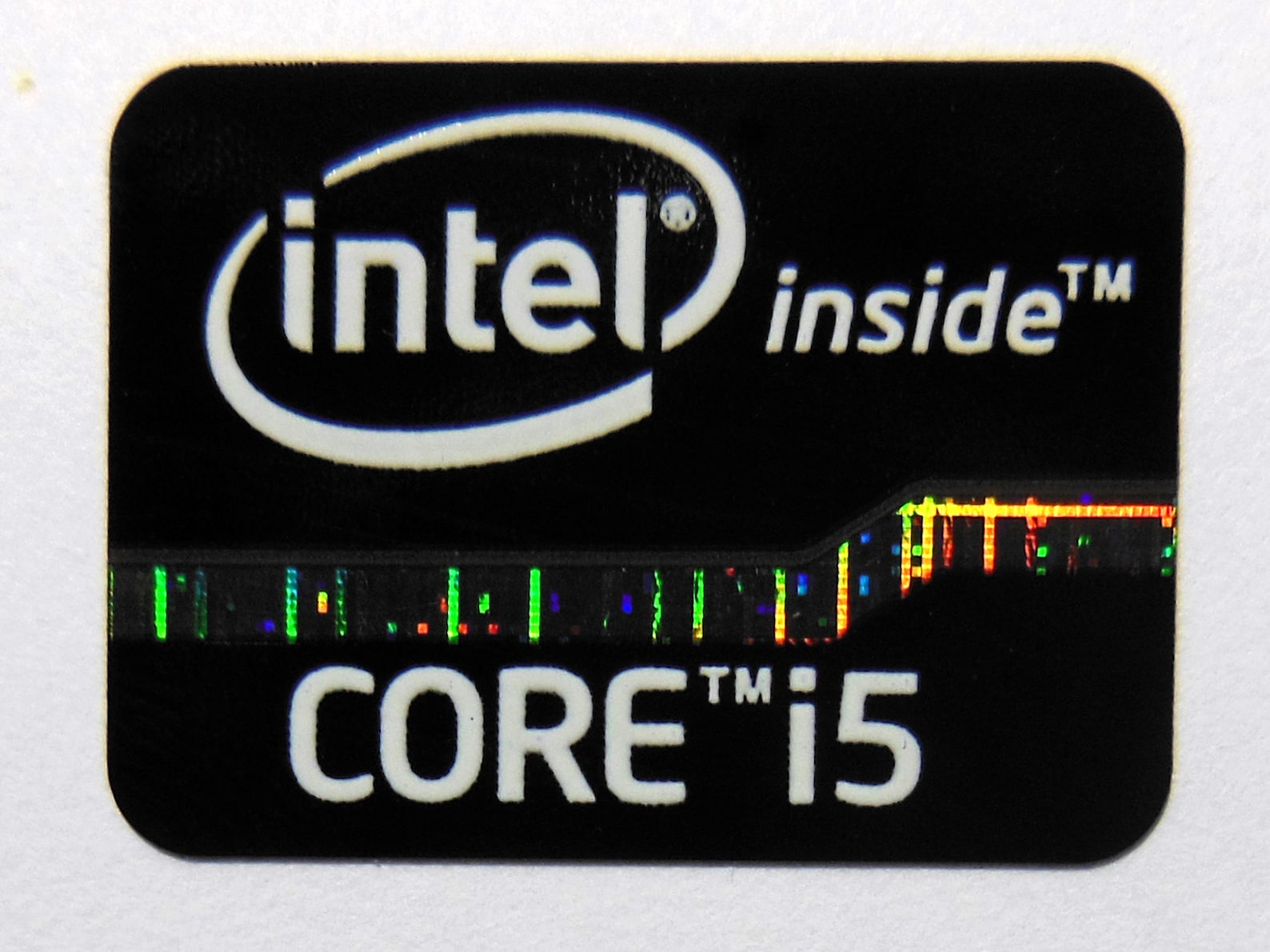 Intel Core I5 Inside Sticker Black Edition 15.5 X 21mm [621] - Etsy