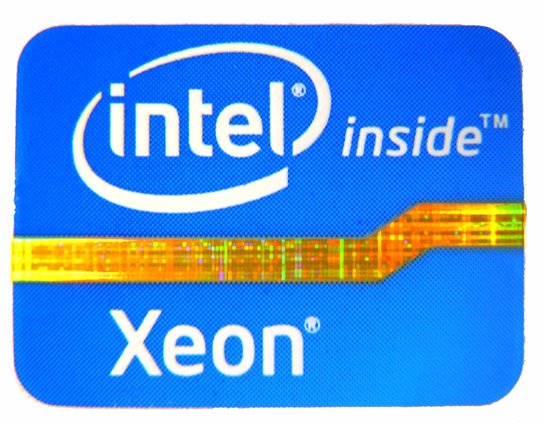Intel Xeon Inside Sticker 16.5mm X 21mm [741] - Etsy Australia
