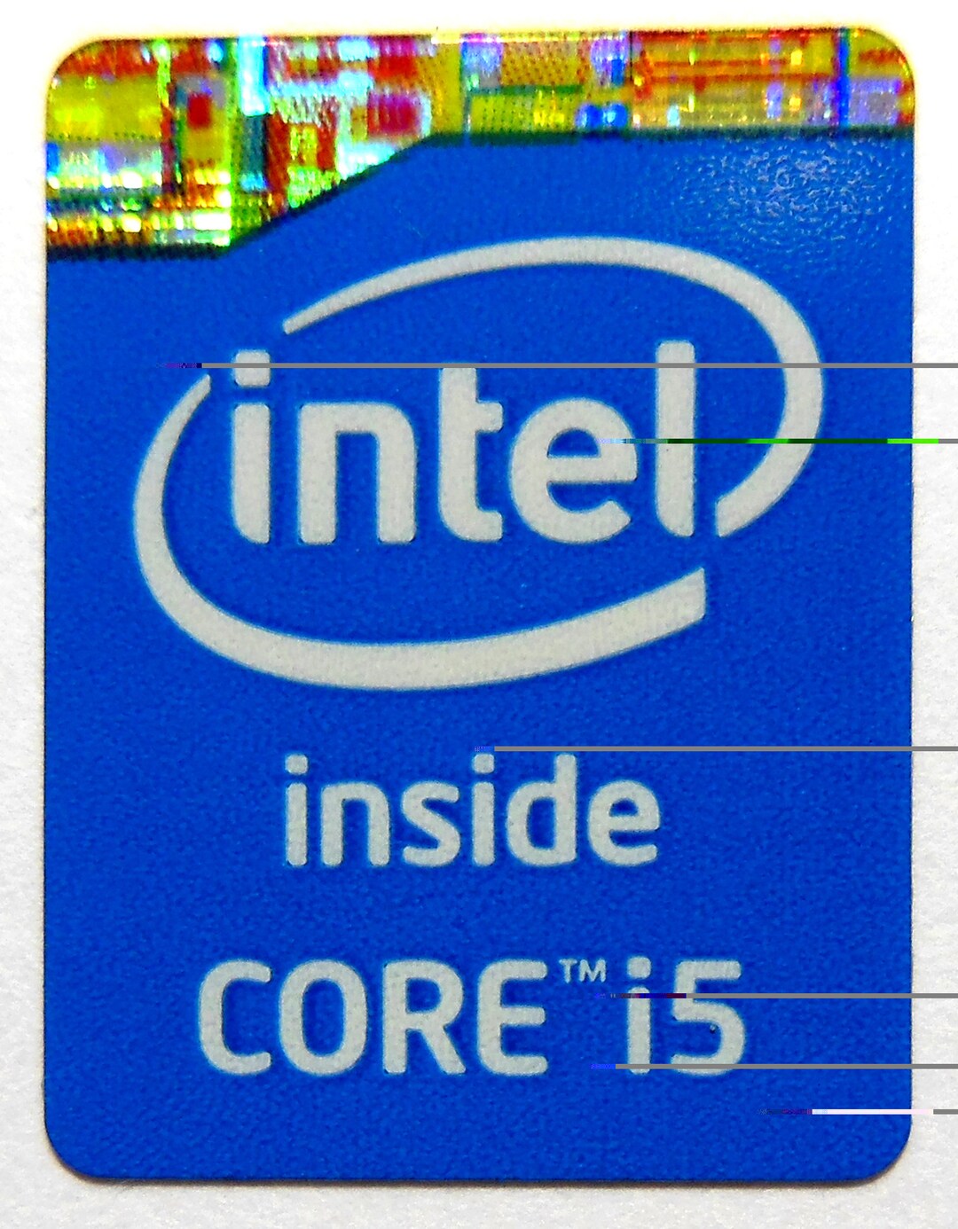 Intel Core I5 Inside Sticker 16 X 21mm [746] - Etsy
