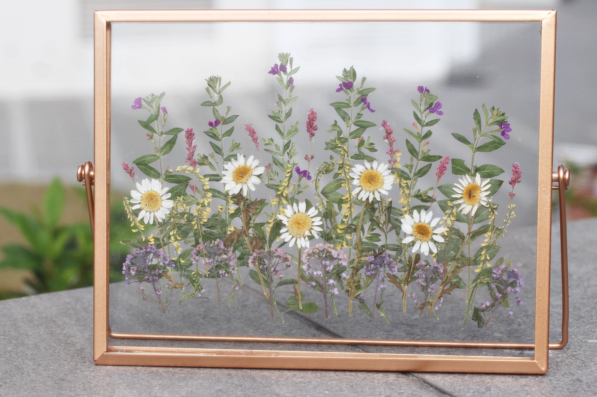 Pressed Flower Frame Rose Gold Natural Pressed Flower Frame | Etsy