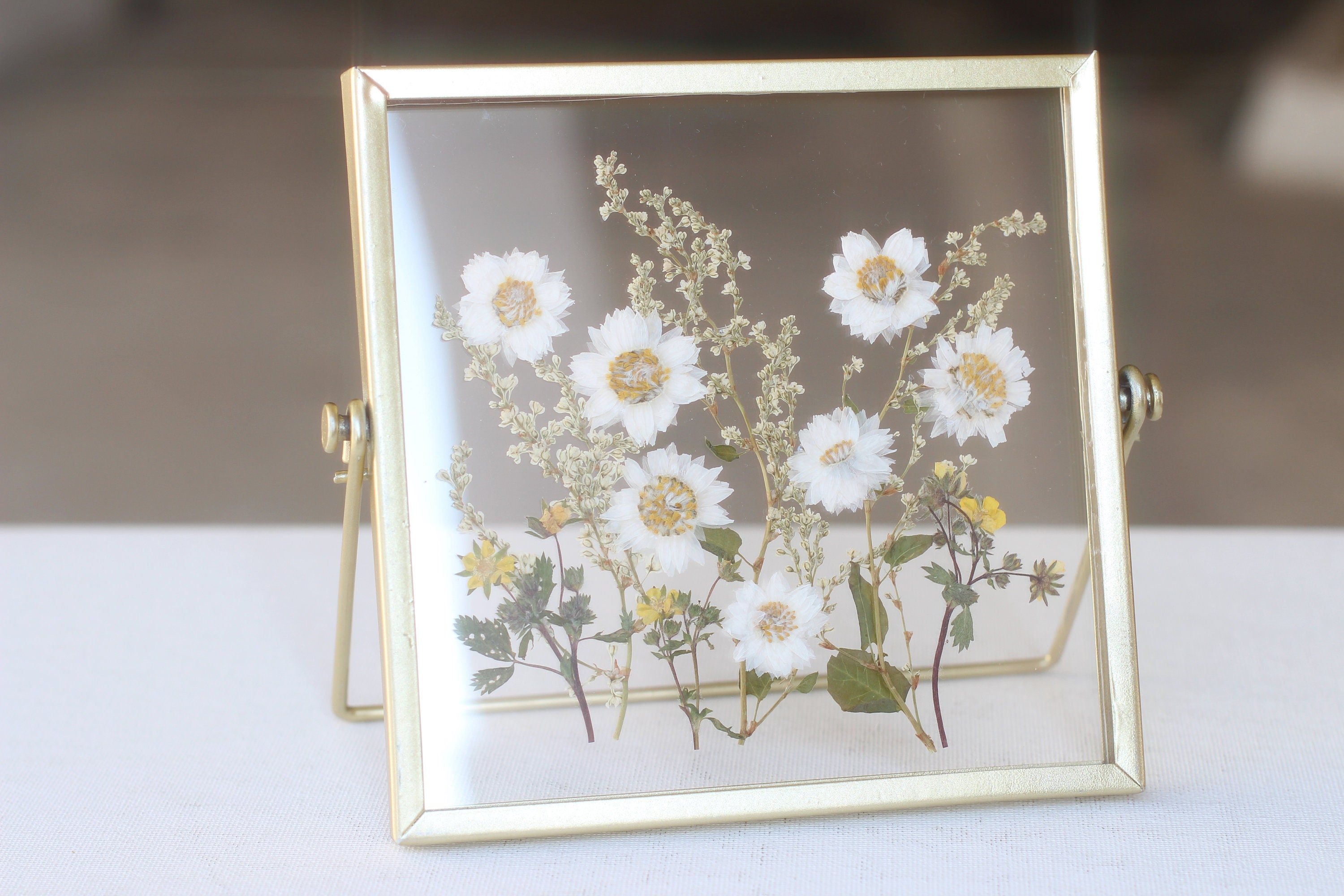 Pressed Flower Frame, Natural Pressed Flower Frame, Pressed Flower ...