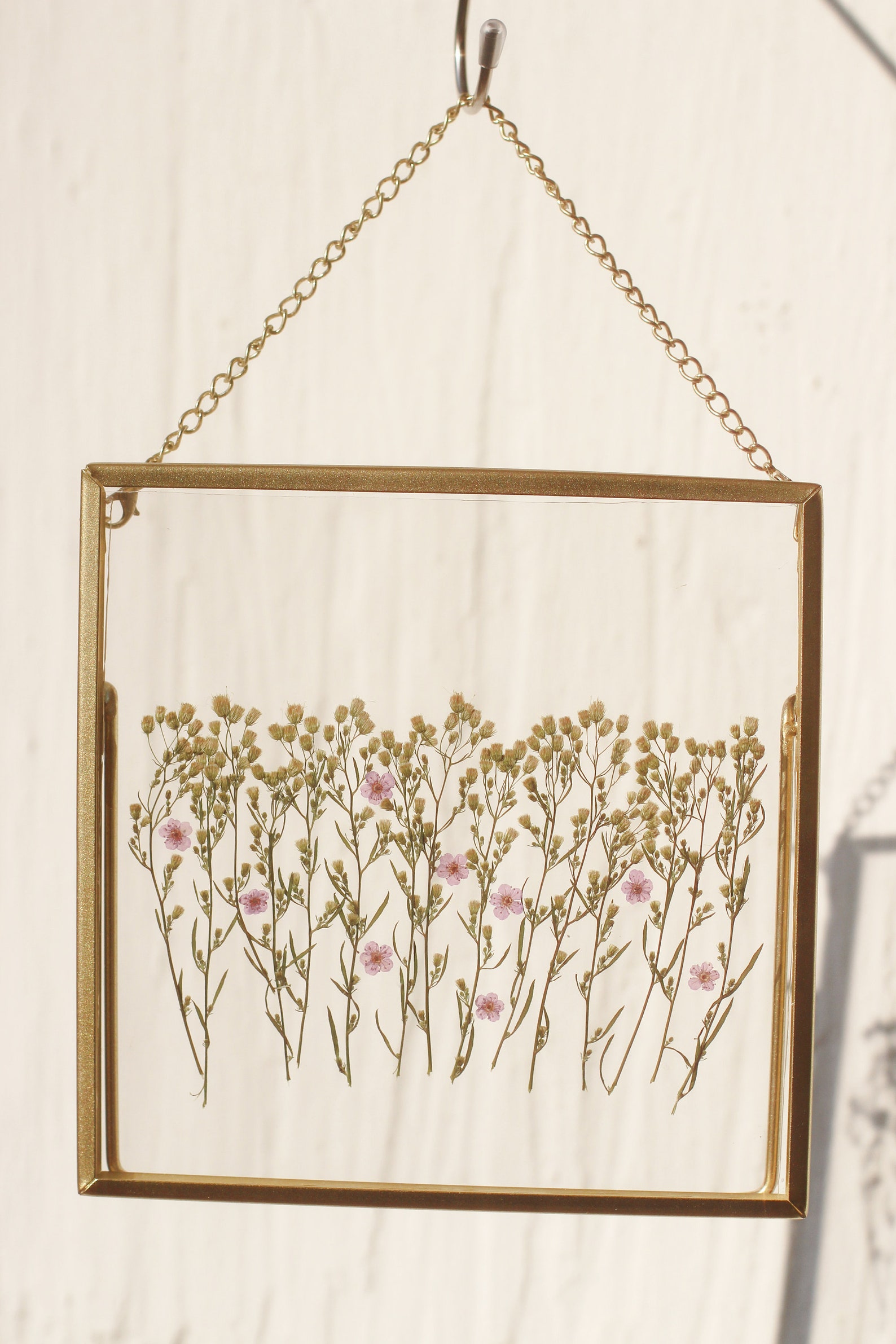 Natural Pressed Dried Flowers Hanging / Standing Frame - Etsy