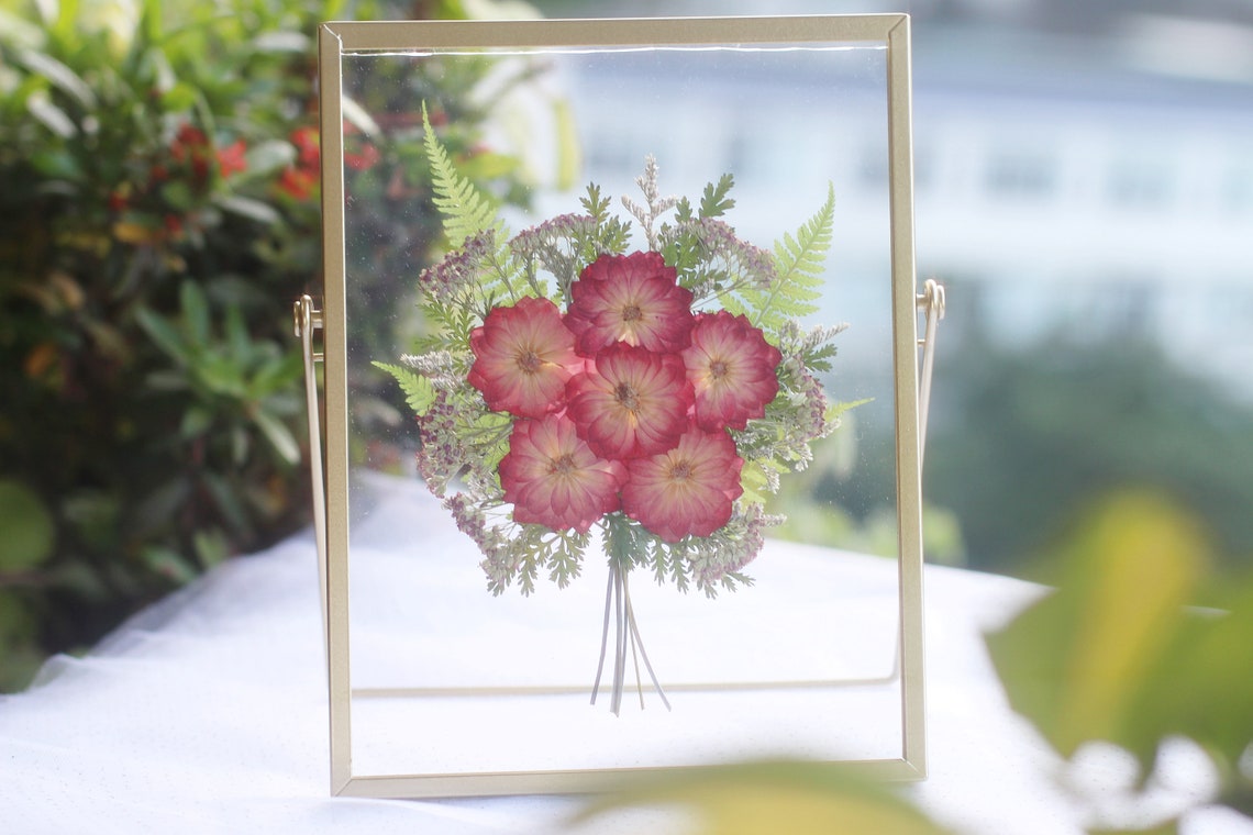Pressed Flower Frame Pressed Flower Floating Frame Pressed - Etsy