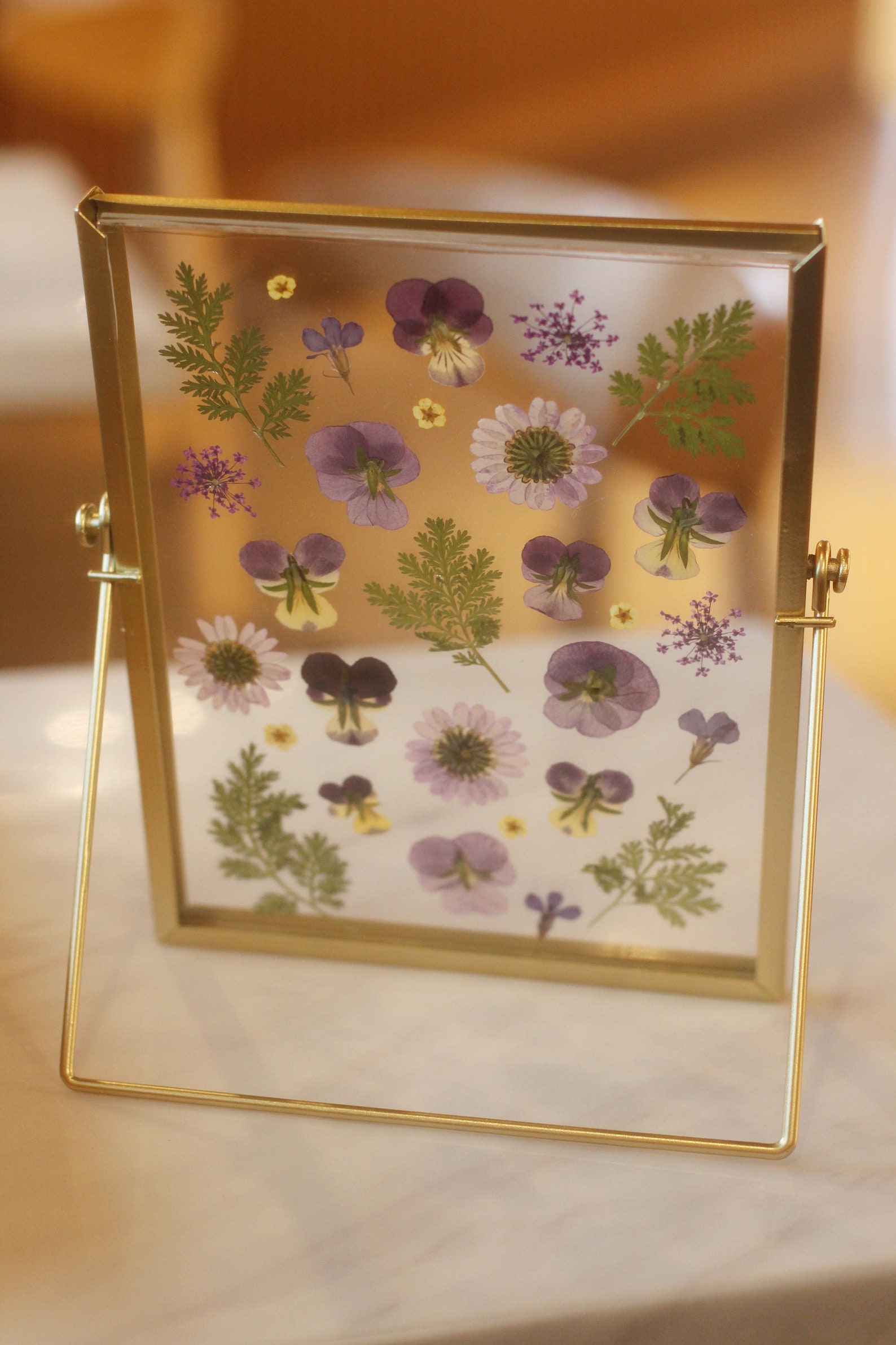 Pressed Flower Frame Botanical Art Frame Pressed Dried | Etsy