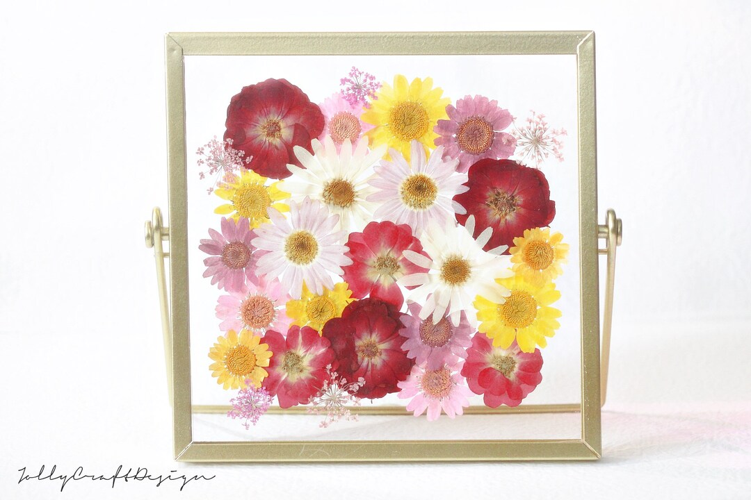 Pressed Flower Frame, Herbarium Frame, Floating Frame, Birthday Gift ...