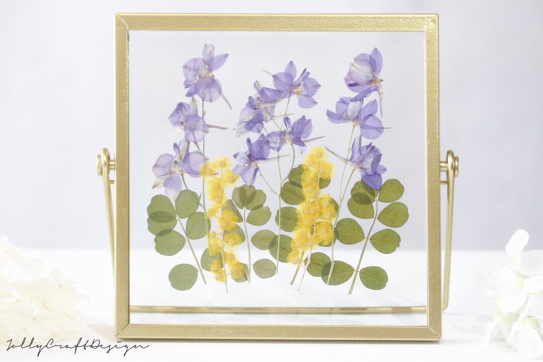 Pressed Flower Frame, Herbarium Frame, Flower Floating Frame, Birthday ...