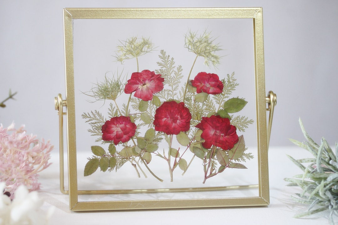 Pressed Flower Frame, Herbarium Frame, Flower Floating Frame, Birthday ...