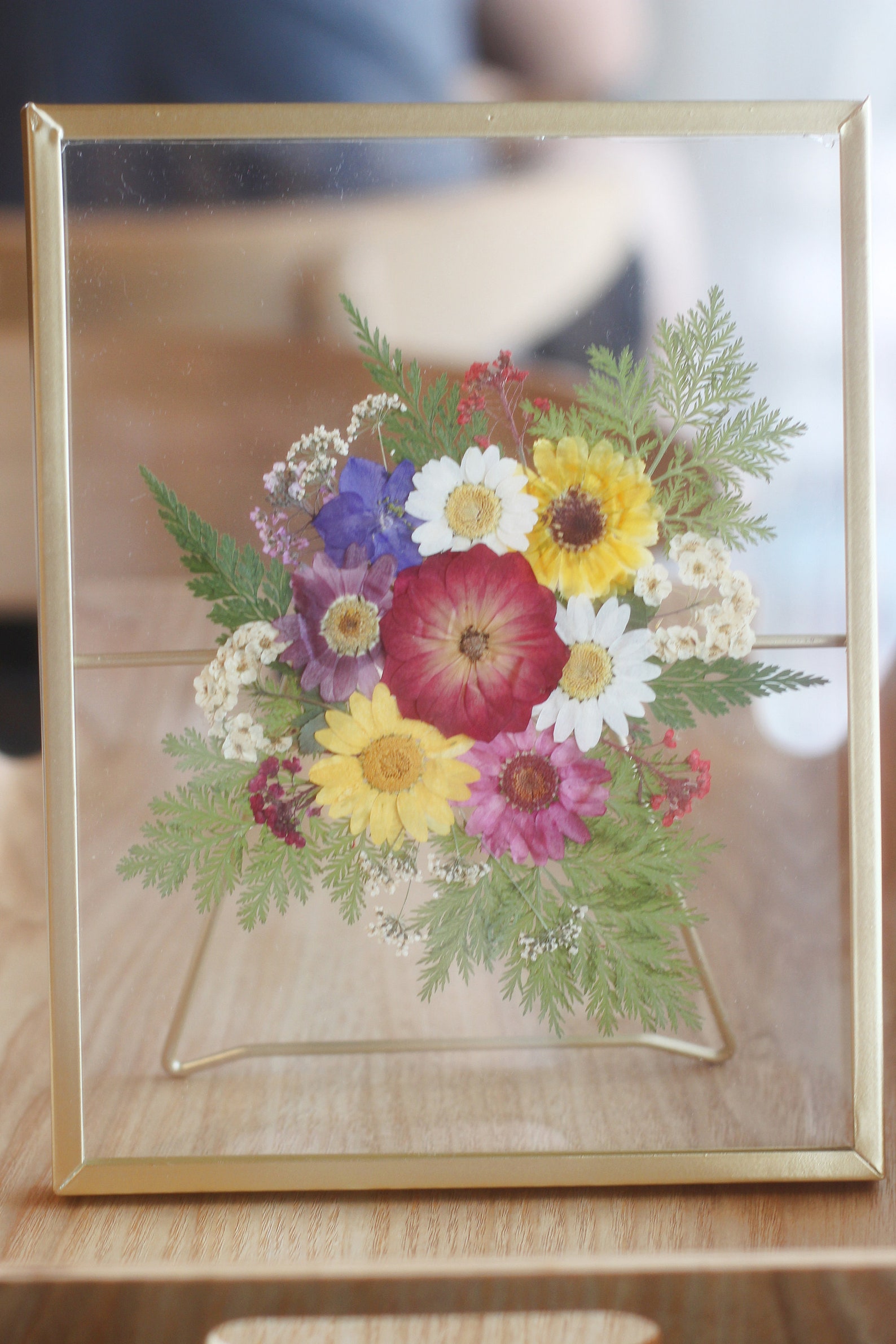 Pressed flower frame Botanical Art Frame Pressed Dried | Etsy