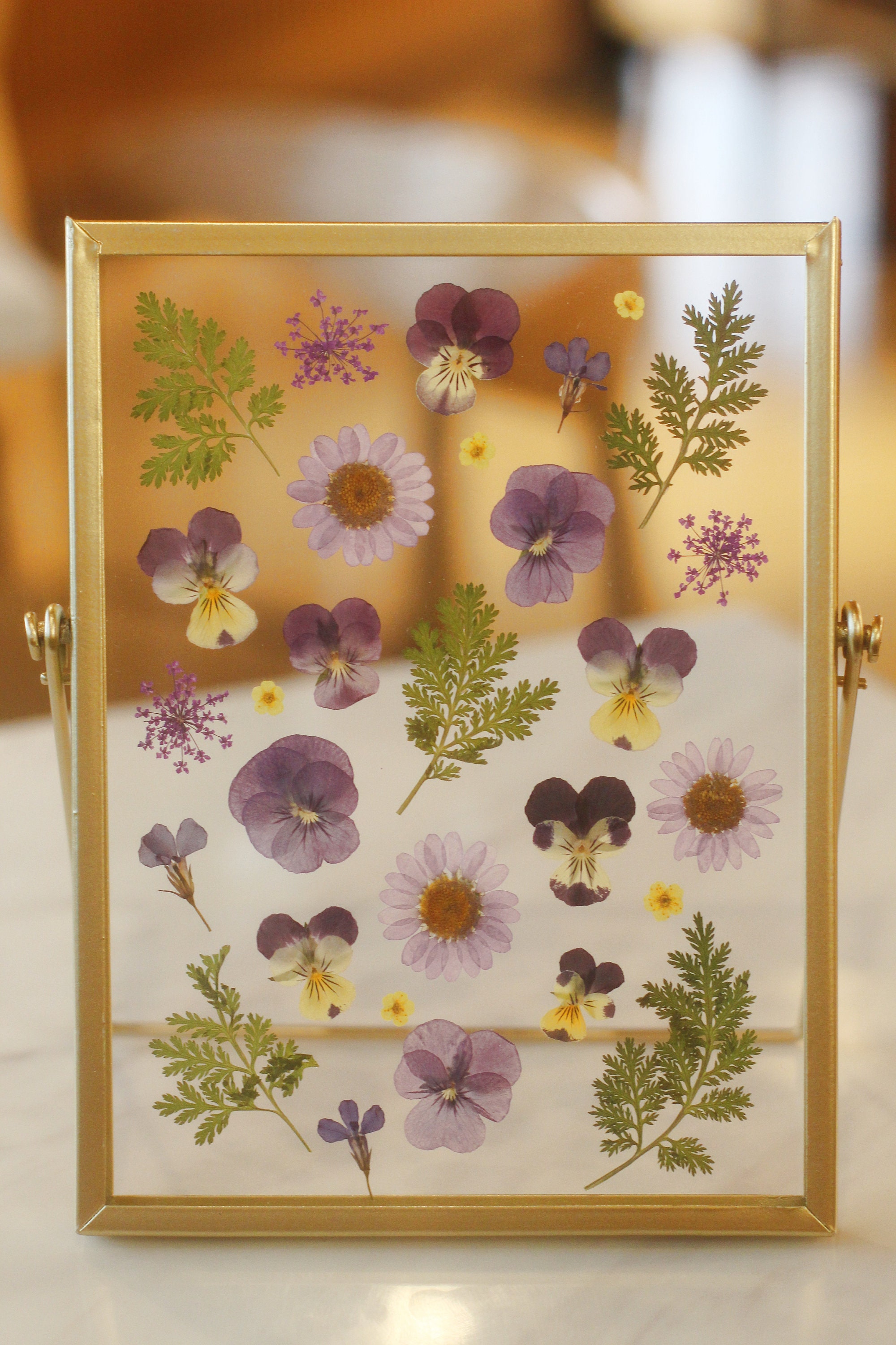 Pressed Flower Frame Botanical Art Frame Pressed Dried - Etsy