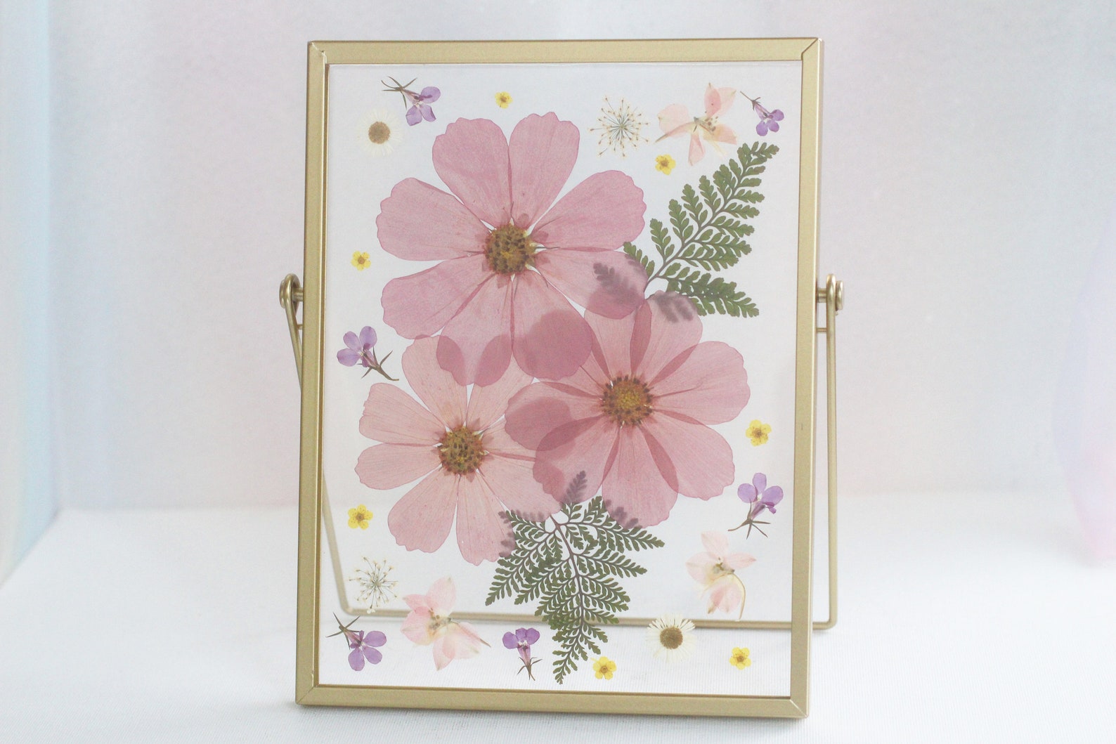 Pressed Flower Frame Pressed Flower Floating Frame Pressed - Etsy