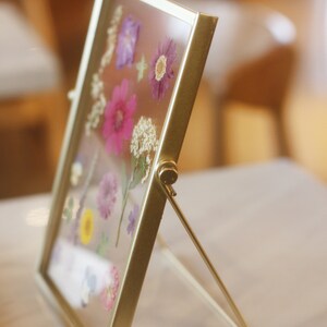 Pressed Flower Frame, Botanical Art Frame, Pressed Dried Flower Frame ...