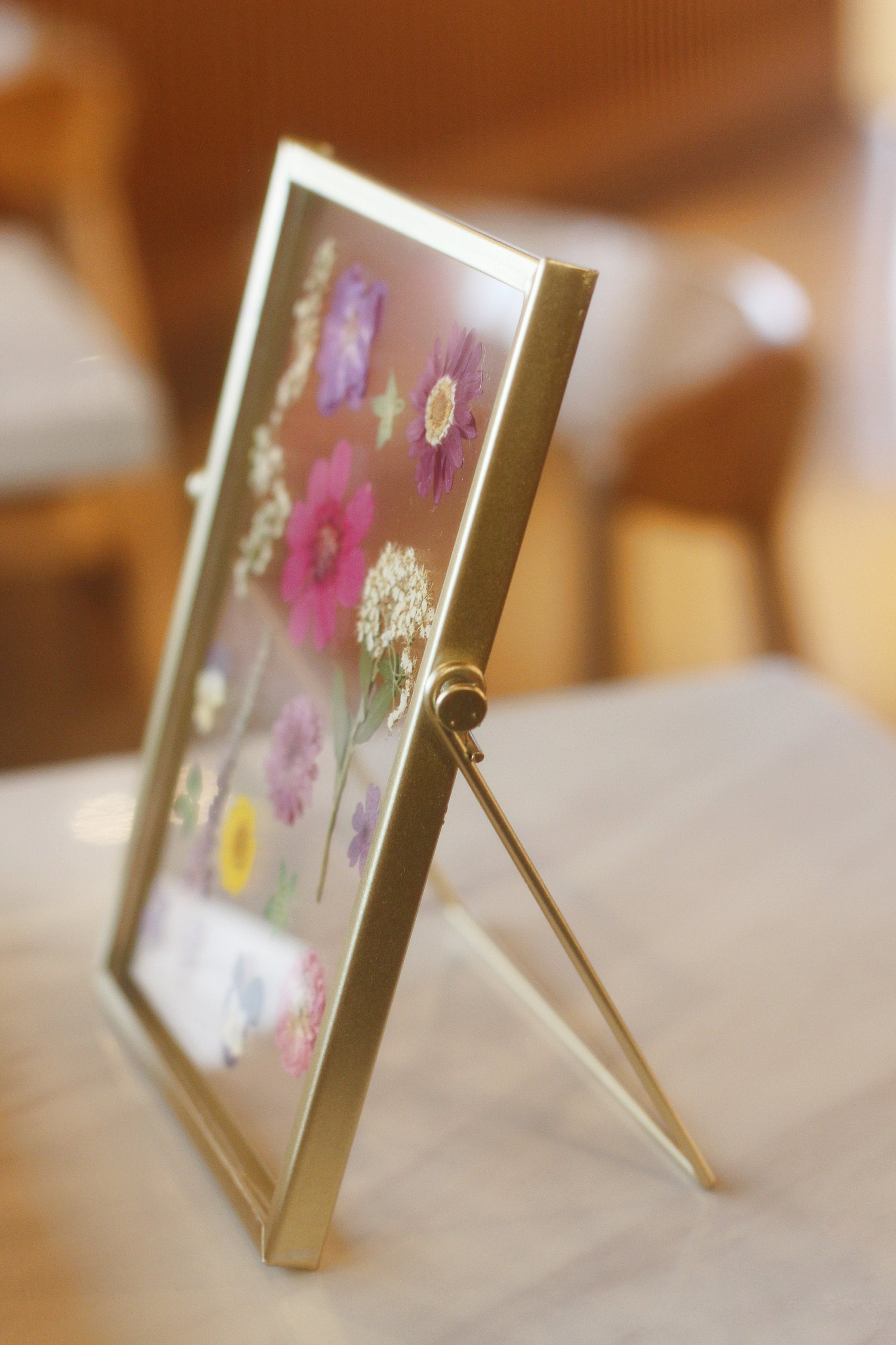 Pressed Flower Frame, Botanical Art Frame, Pressed Dried Flower Frame ...