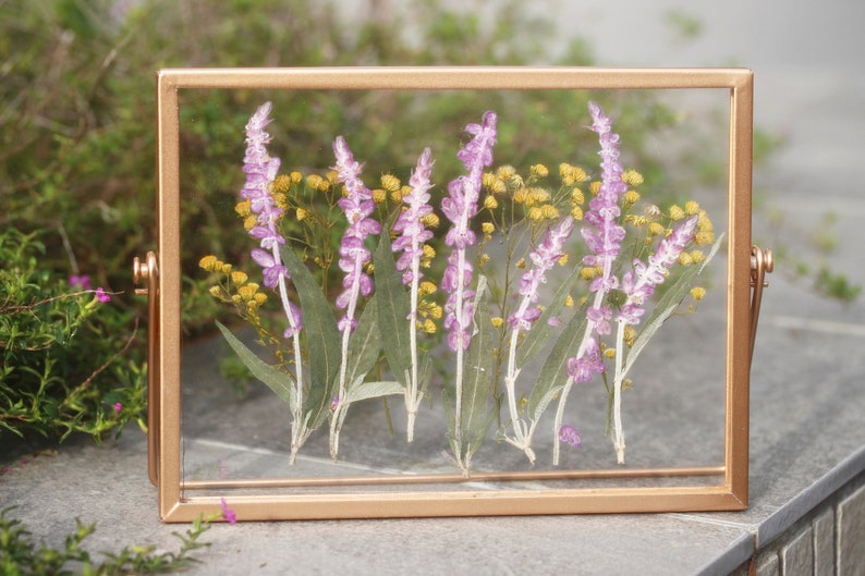 Pressed Flower Frame Rose Gold Natural Pressed Flower Frame | Etsy