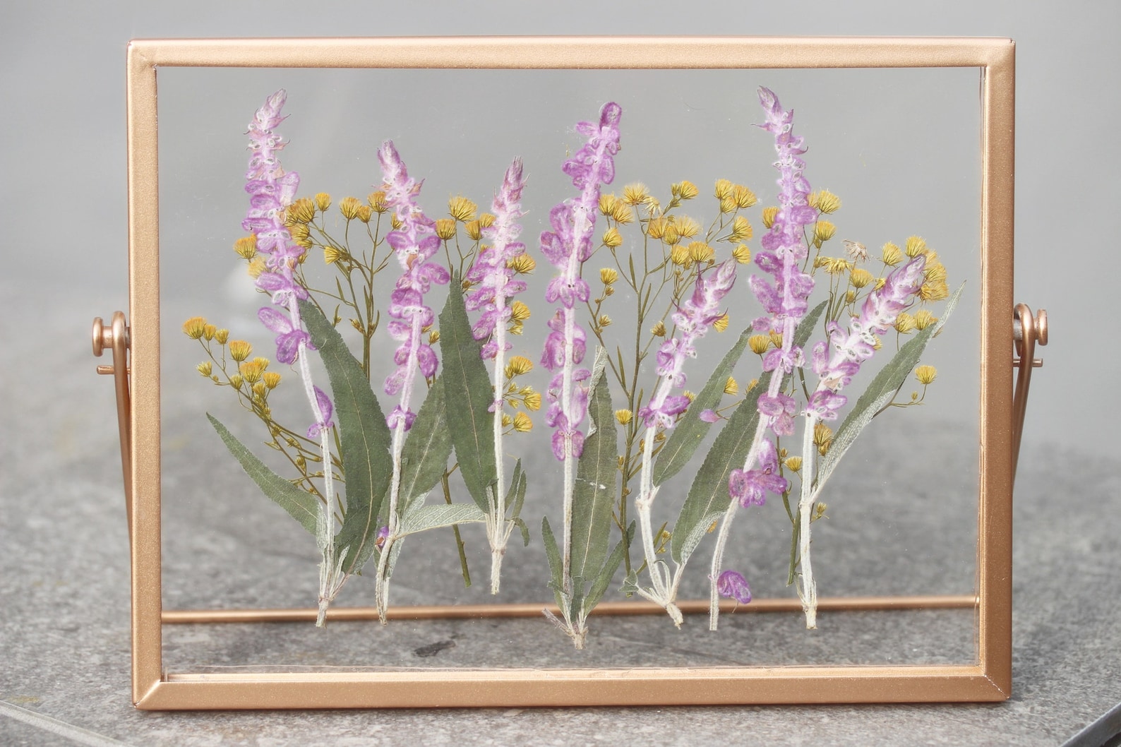 Pressed Flower Frame Rose Gold Natural Pressed Flower Frame | Etsy