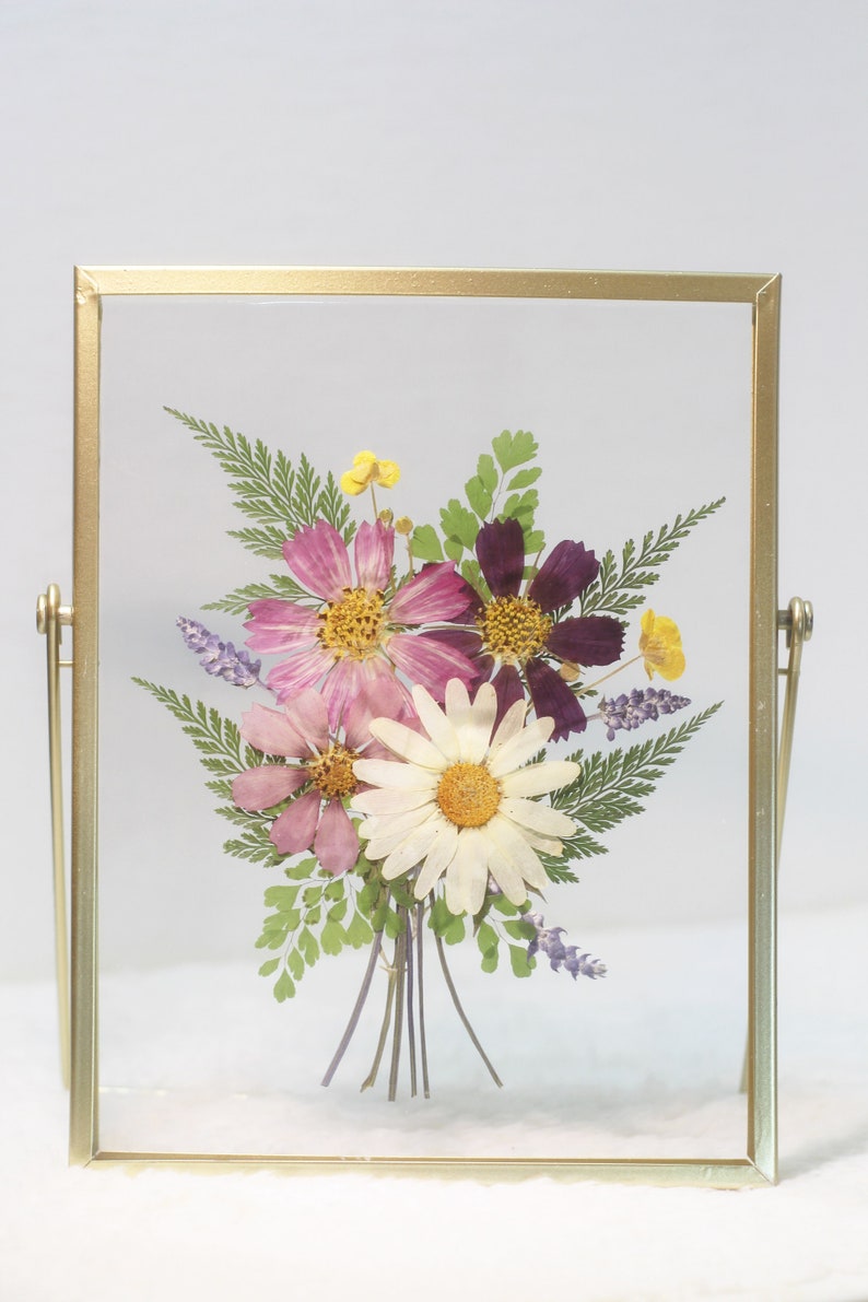 Pressed Flower Frame Pressed Flower Floating Frame Pressed | Etsy
