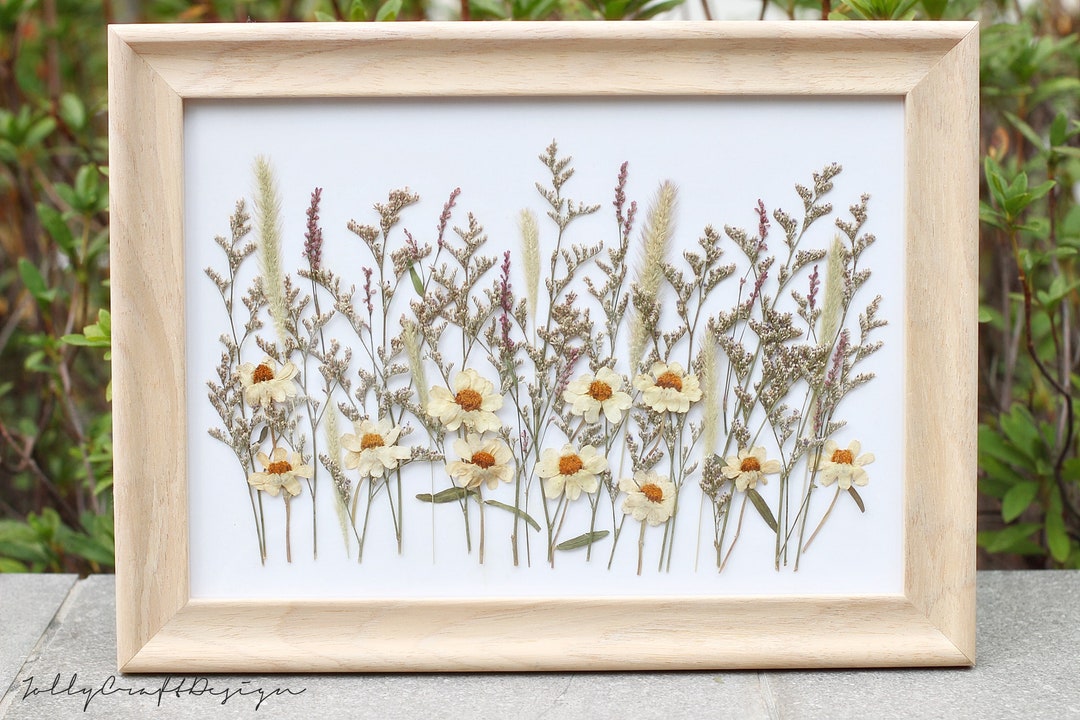 Herbarium Pressed Flower Hanging Frame, Nature Dried Flower Frame ...