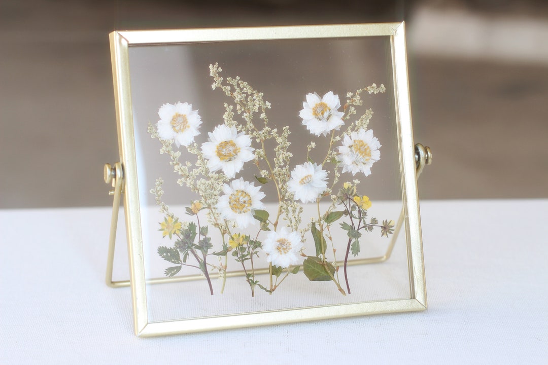 Pressed Flower Frame, Natural Pressed Flower Frame, Pressed Flower ...
