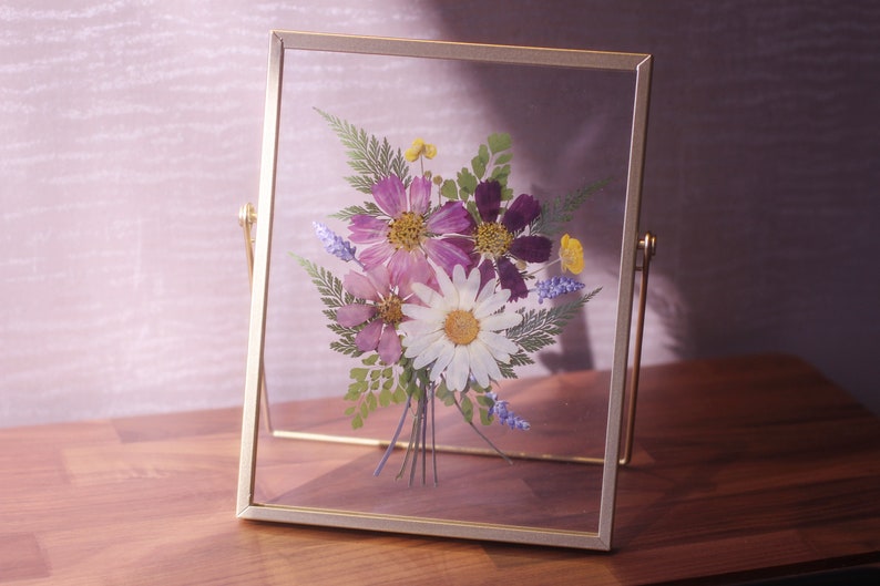 Pressed Flower Frame Pressed Flower Floating Frame Pressed - Etsy