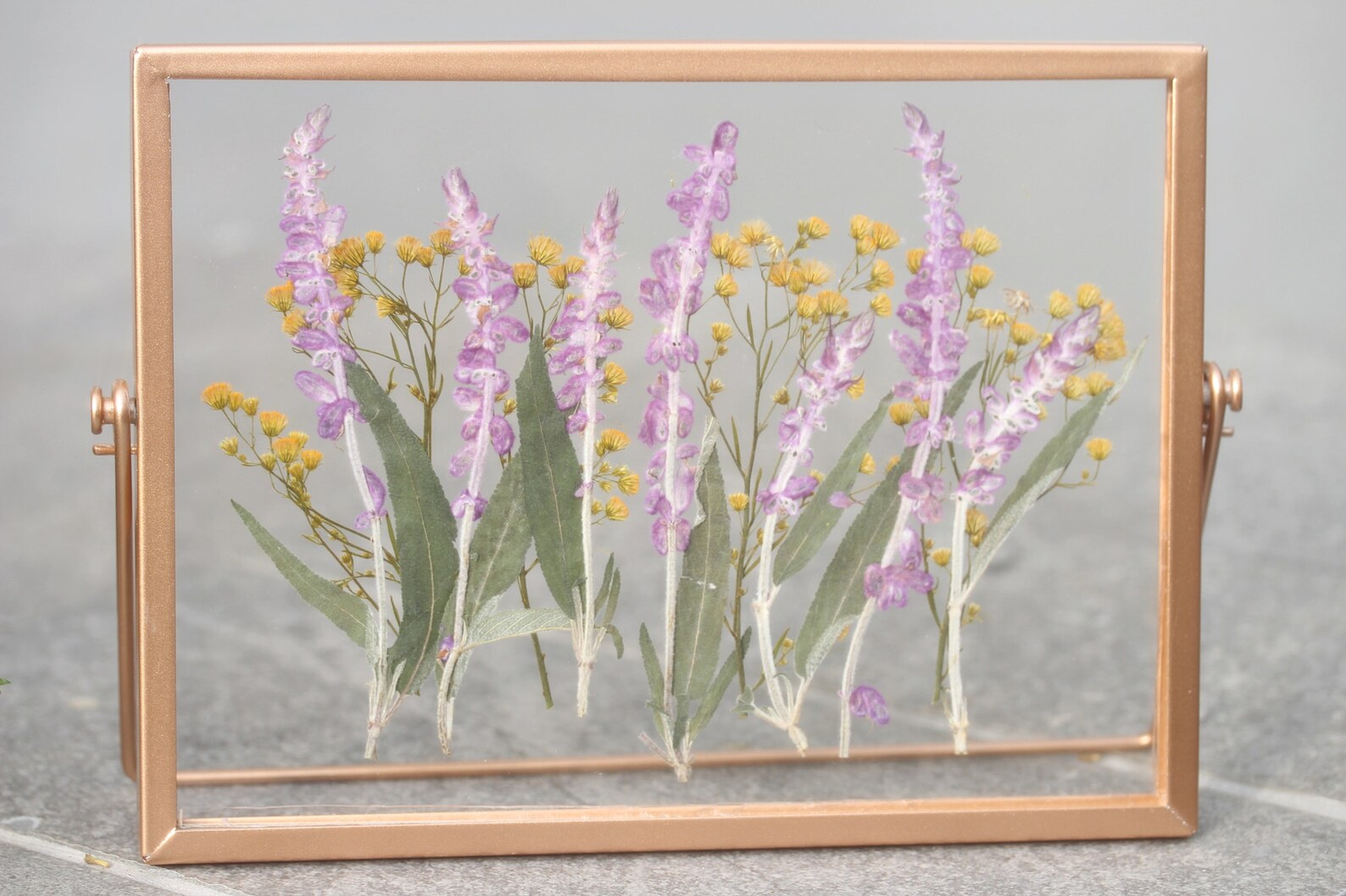 Pressed Flower Frame Rose Gold Natural Pressed Flower Frame | Etsy