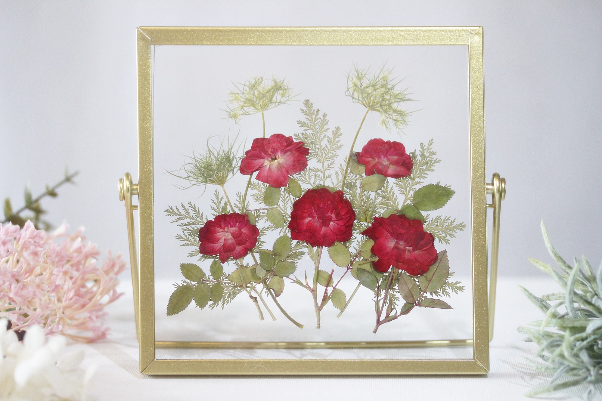 Pressed Flower Frame Herbarium Frame Flower Floating Frame - Etsy