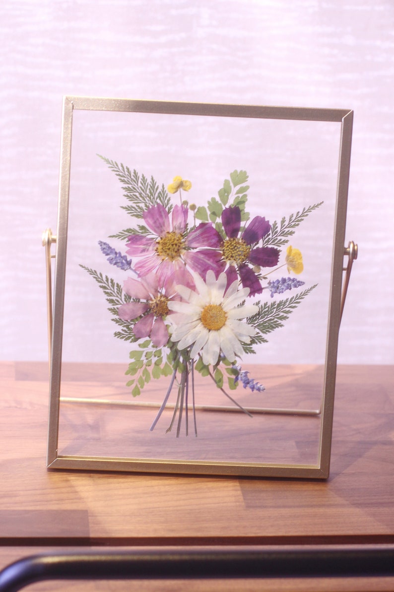 Pressed Flower Frame Pressed Flower Floating Frame Pressed - Etsy