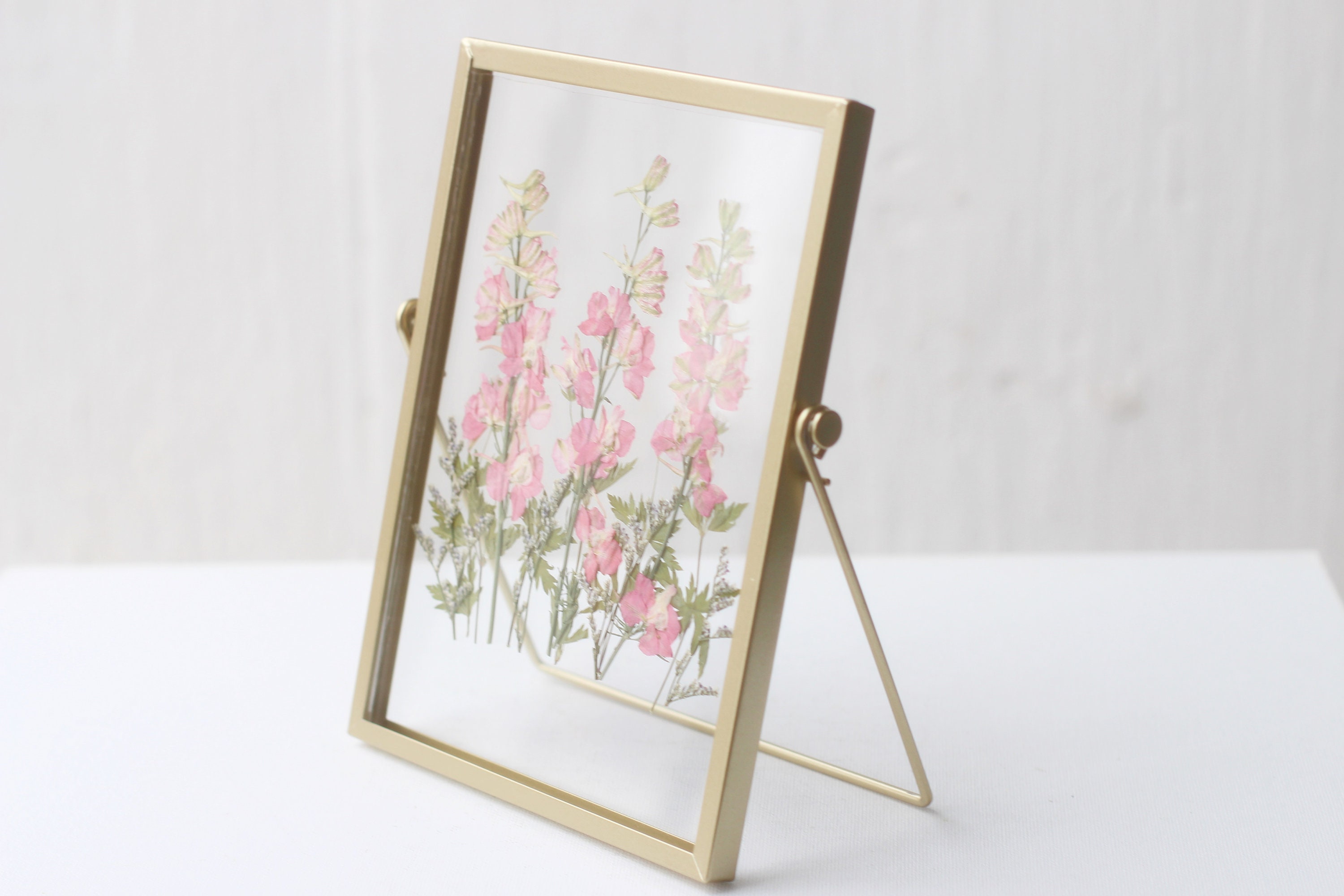PINK Color Pressed Dried Flower Frame Pressed Flower Frame - Etsy