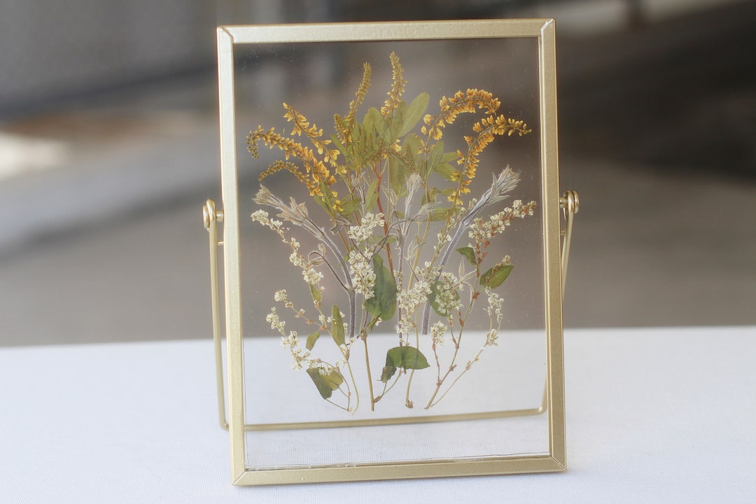 Dried Flower Pressed Flower Frame, Pressed Flower Floating Frame ...