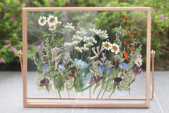 Pressed Flower Frame Rose Gold Natural Pressed Flower Frame - Etsy