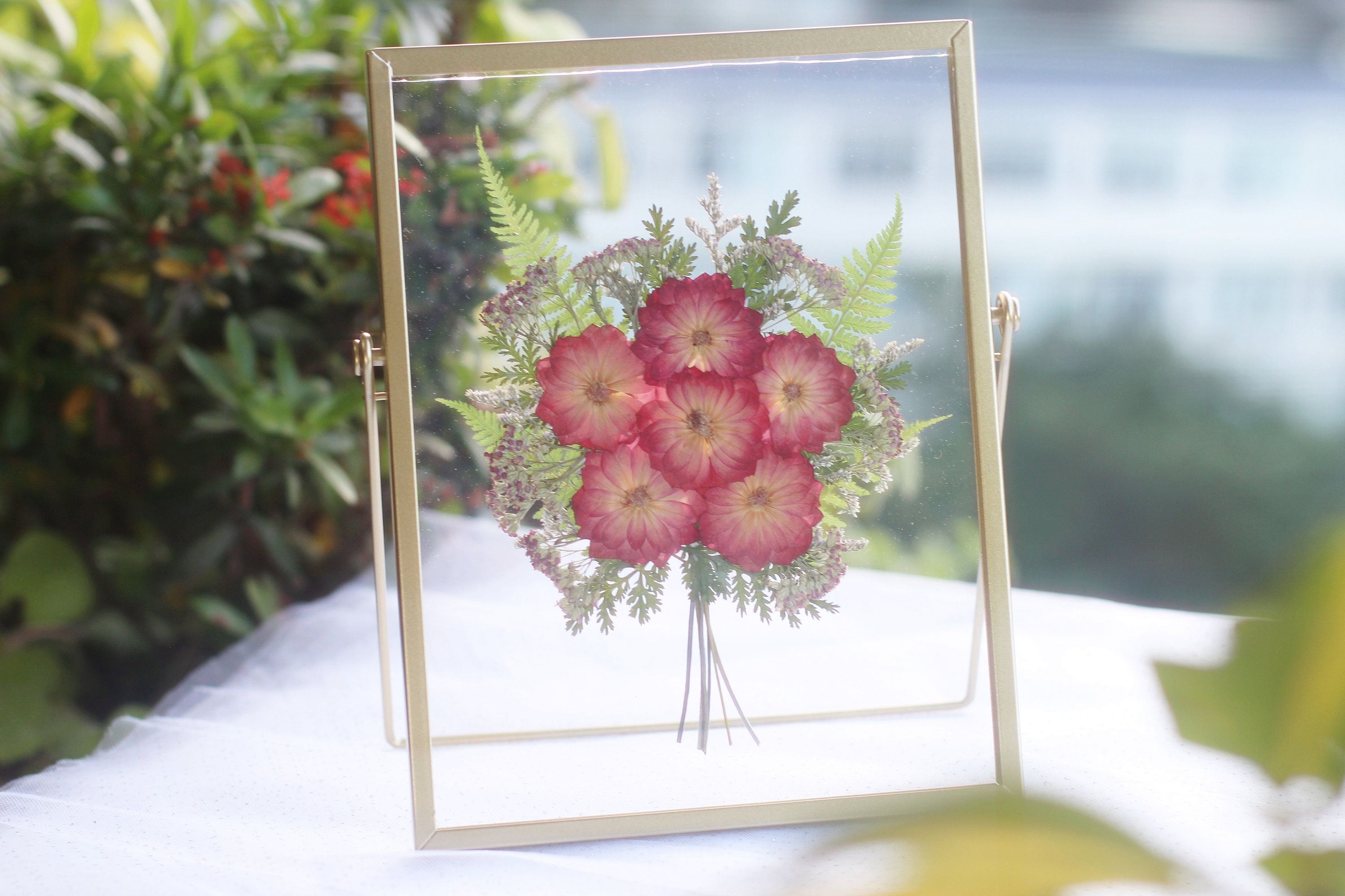 Pressed Flower Frame Pressed Flower Floating Frame Pressed - Etsy
