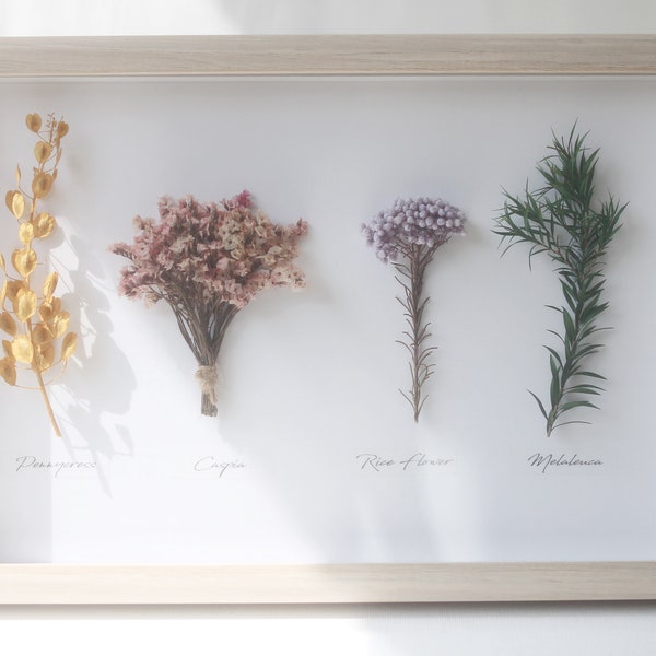 Framed Dried Flowers - Etsy