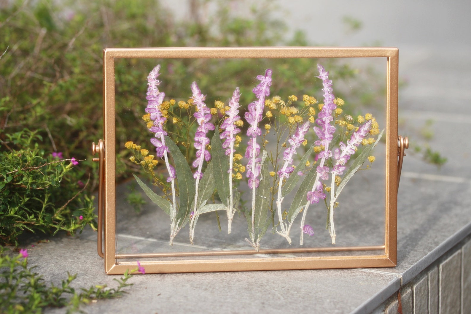 Pressed Flower Frame Rose Gold Natural Pressed Flower Frame | Etsy