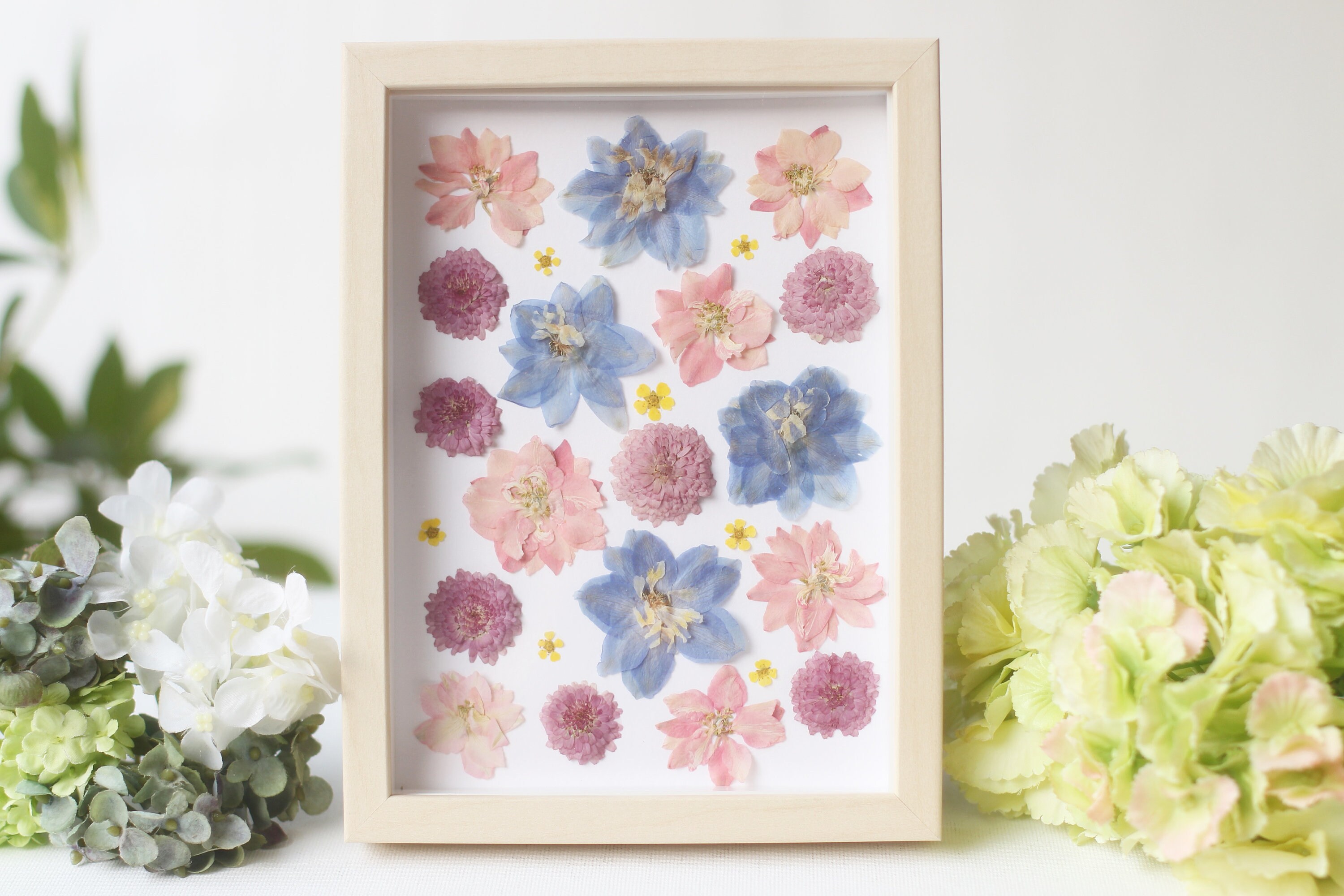 Pressed Flower Frame Pressed Flower Hanging /standing Frame - Etsy