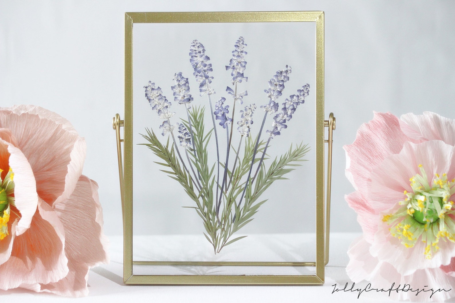 Pressed Flower Frame, Pressed Dried Flower Art, Floating Frame ...