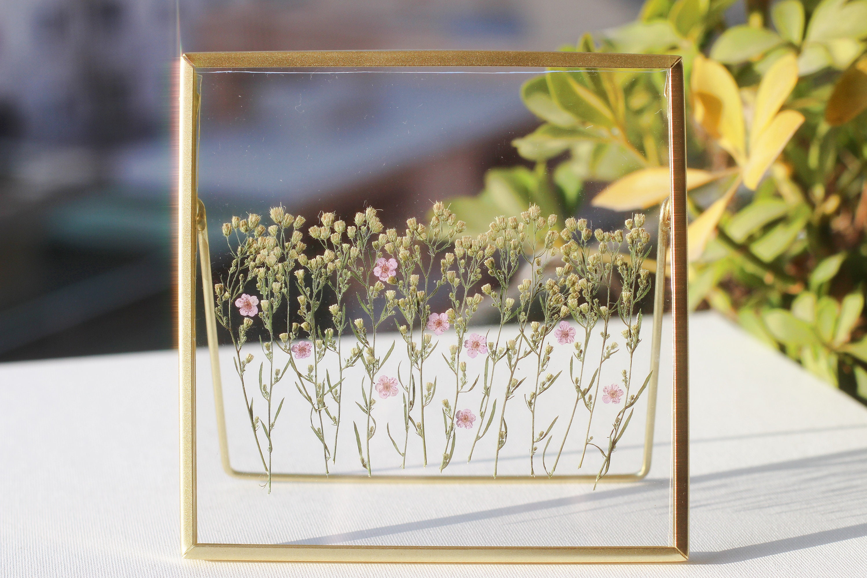 Natural Pressed Dried Flowers Hanging / Standing Frame - Etsy